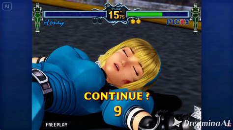 Honey ハニー Loses Candy Fighting Vipers ファイティングバイパーズ Blue Costume 2 Is