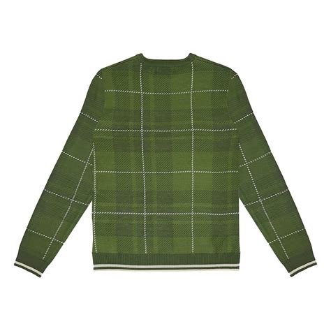 Budweiser Plaid Sweater