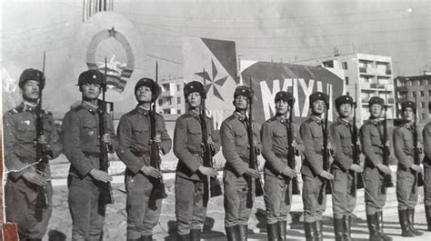 Soldiers Mongolian Peoples Army 1980s R Mongolianpr