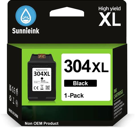 Sunnieink 304 Black Ink Cartridge Xl 304 Ink Cartridges Replacement
