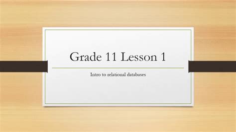 Delphi Grade 11 Intro Into Relational Databases Ep 1 Youtube