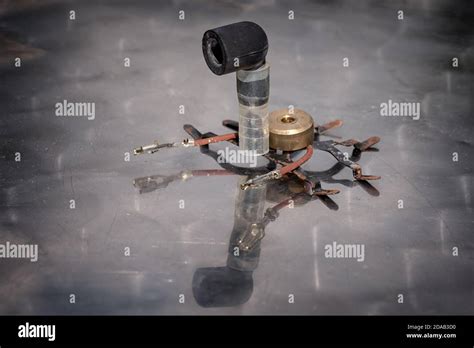 Bug Robot From Spares On A Reflective Table Robotics Lesson Stem