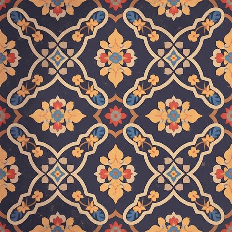 traditional patterns from basra iraq premium ai generated vector