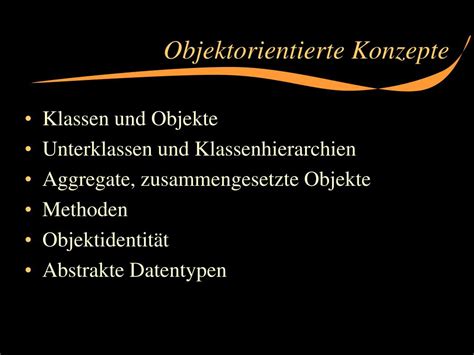 Ppt Konzepte Objektorientierter Systeme Powerpoint Presentation Free Download Id 4422738