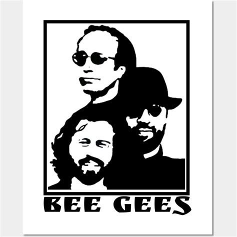 Bee Gees Fan Art By Nexwave Store Bee Gees Fan Art Silhouette Art