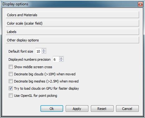 File Cc Display Settings Other Options CloudCompareWiki