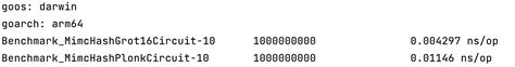 the benchmark between plonk and groth16 problem · issue 374