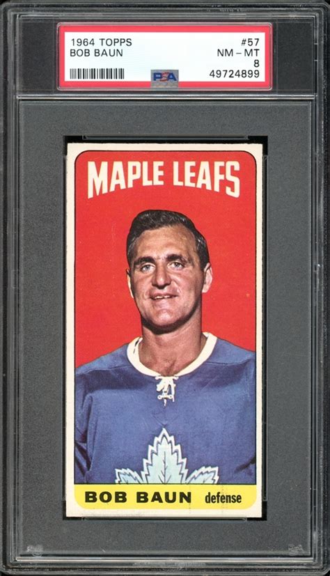 Lot Detail 1964 Topps 57 Bob Baun PSA 8 NM MT
