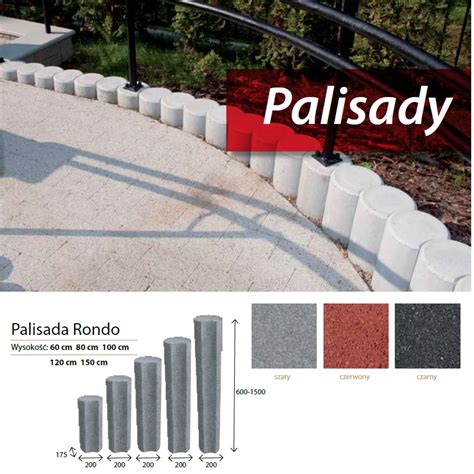 Palisada ogrodowa betonowa okrągła CHYŻBET cm oficjalne archiwum Allegro