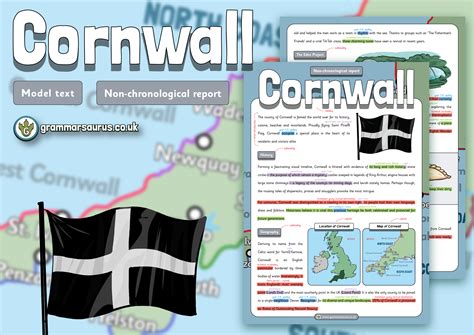 Year 6 Model Text Non Chronological Report Cornwall Grammarsaurus