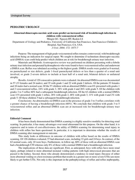 PDF Pediatric Urology