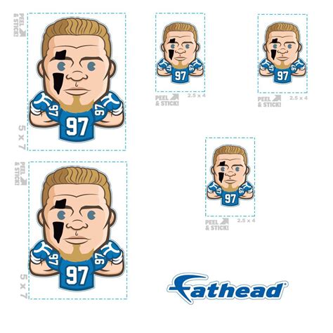 Detroit Lions Aidan Hutchinson 2022 Emoji Minis Officially Licensed