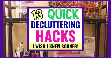 Quick Decluttering Hacks I Wish I Knew Sooner