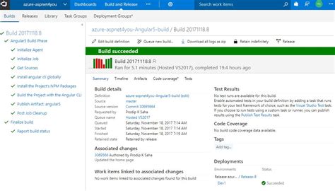 Build And Deploy Angular5 App In Azure App Services All From Vsts