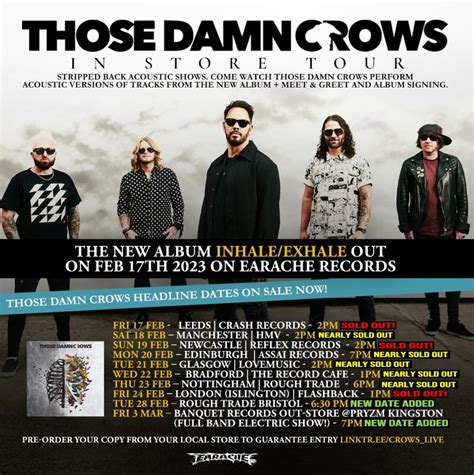 Those Damn Crows Inhale Exhale Album Review