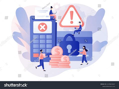 Payment Error Payment Failed Try Again Stock Vector Royalty Free 2278633627 Shutterstock