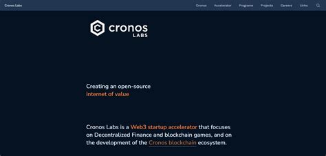 Cronos Labs Launches Third Cohort Of Acceleration Program