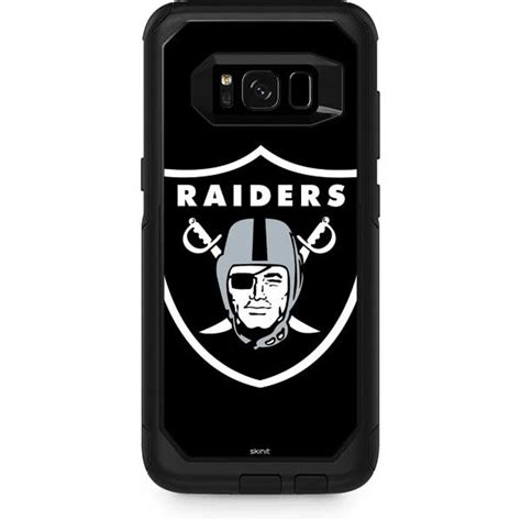 Las Vegas Raiders Large Logo Otterbox Commuter Galaxy Skin Skinit