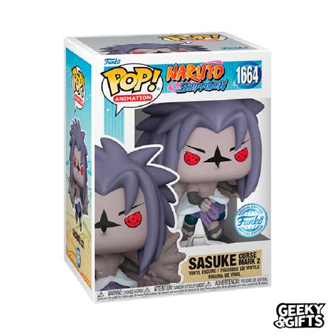 Funko Pop Animation Naruto Sasuke Uchiha Curse Mark 2 1664 Geekyandts