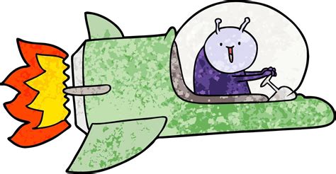 Extraterrestre De Dessin Animé Dans Un Vaisseau Spatial 12358776 Art