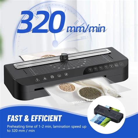 Laminadora De Fotos Fn338 A4a5a6 Con 4 Niveles De Espesor Alarma De