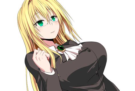 The Big Imageboard Tbib 1girl Black Clothes Blonde Hair Blush