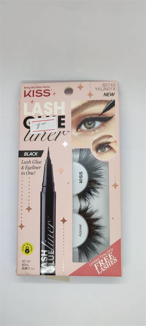 Kiss Lash Glue And Eyeliner In One Black MagÚ Ecuador