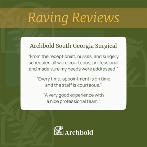 Archbold Medical Center On Linkedin Check Out These Great Reviews The