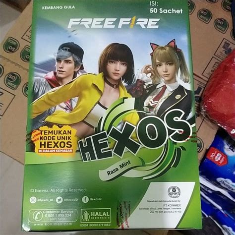 Jual Permen Hexos Isi 50 Sachet Per Box Shopee Indonesia