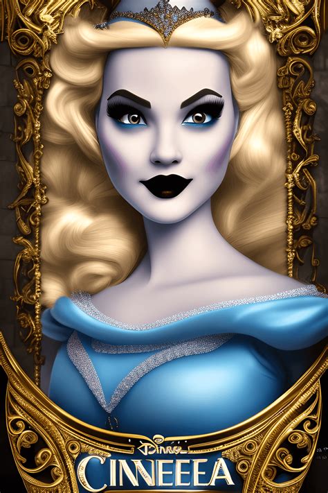Princess Cinderella Face K Graphic Creative Fabrica