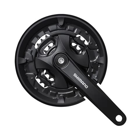 Square Taper JIS Spindle Interface SHIMANO Altus FC-MT101-B2 Crankset ...