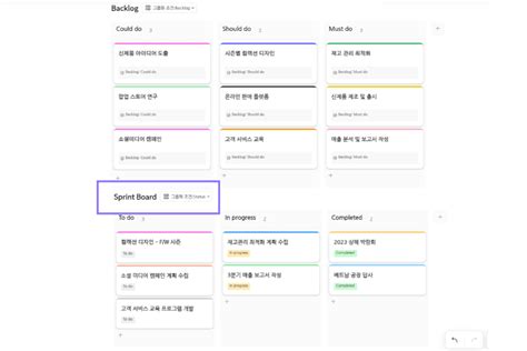 애자일 프로젝트에서 잘 파악해야 하는 백로그 관리