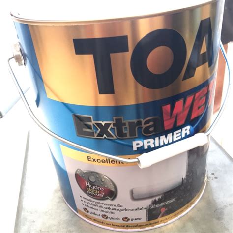 Toa Extrawet Primer💦สีรองพื้นปูนใหม่ เก่า 9 ลิตร ทนสุด ดีสุด กัน
