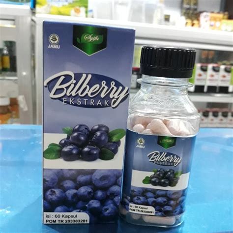 Jual Kapsul Ekstrak BILBERRY Vitamin Mata Katarak Rabun Retina Cardio
