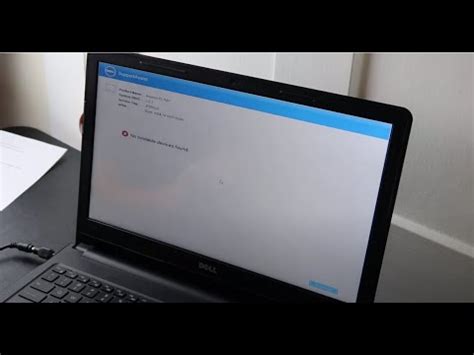 How To Fix Dell No Boot Device No Bootable Device Boot Device Not Found Exiting PXE ROM