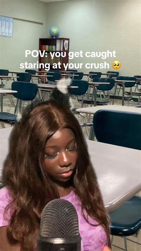 Pov You Get Caught Staring At Your Crush Feel Good Videos Asmr Cool