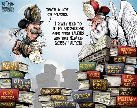 Paul Combs Firefighter Cartoons