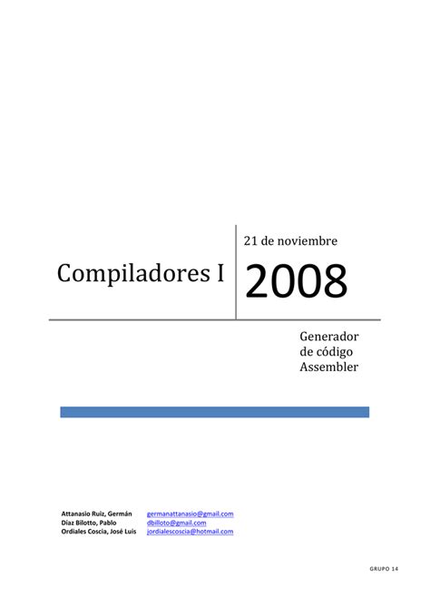 Mapeo De Instrucciones A Código Assembler