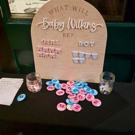Gender Reveal Board Boy Or Girl Guessing Board Gender Voting Game