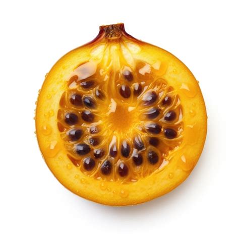Premium Ai Image Dried Passion Fruit Isolated On White Background