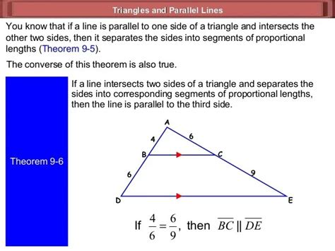 parallel lines and triangles
