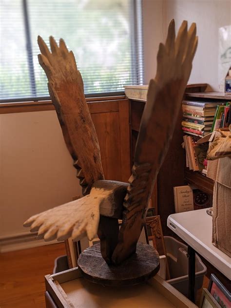 Hand Carved Bald Eagle