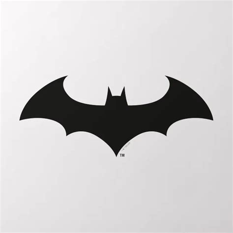 Batman Symbol Grainy Logo Wall Decal Zazzle
