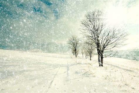 Vinter Landskab Stock Foto Colourbox