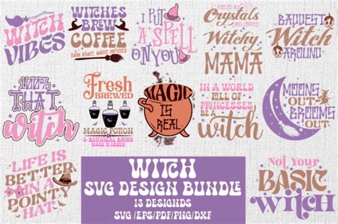 Halloween Witch Svg Png Bundle Design Graphic By Designhouse · Creative