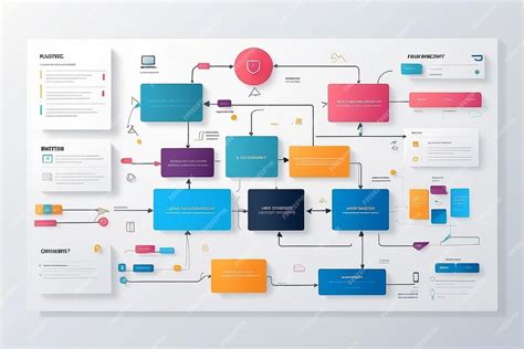 Premium Photo Ux Ui Flowchart Application Development Prototype