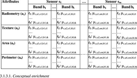 The Fuzzy Spatio Spectro Temporal Representation Of Concept H In The