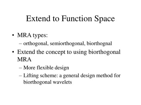 Ppt Biorthogonal Wavelets Powerpoint Presentation Free Download Id 4363295