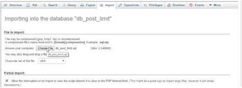 Limite Máximo de Envió Post en PHP y MYSQL CompuBinario