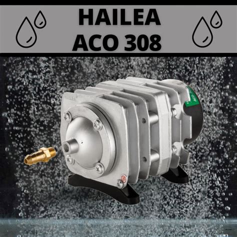 Поршневой компрессор для аквариума HAILEA ACO-308 Компрессор для пруда ...